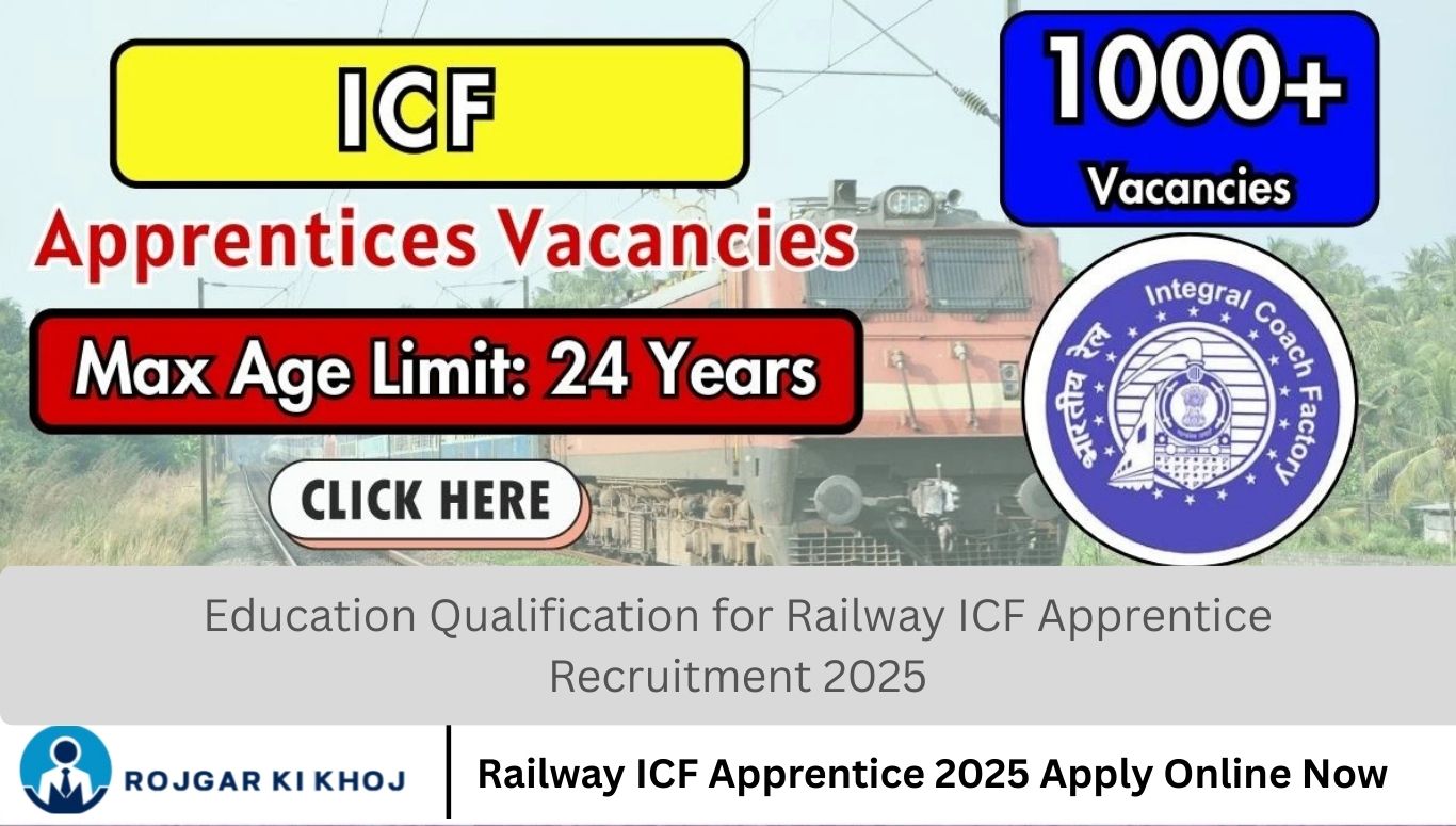 Railway ICF Apprentice 2025 Apply Online Now