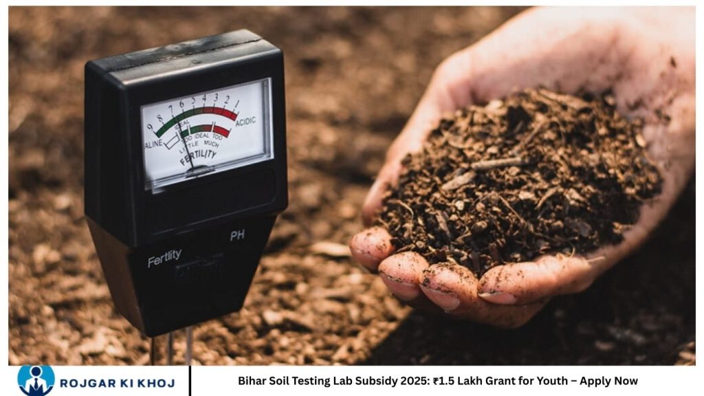 Bihar Soil Testing Lab Subsidy 2025: ₹1.5 Lakh Grant for Youth – Apply Now
