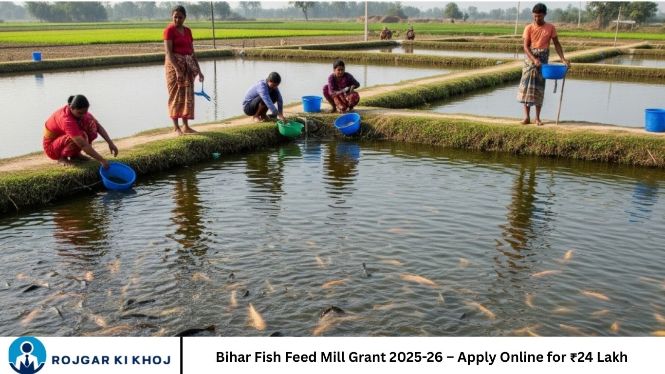 Bihar Fish Feed Mill Grant 2025-26 – Apply Online for ₹24 Lakh