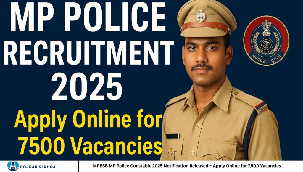 MPESB MP Police Constable 2025 Notification Released – Apply Online for ...