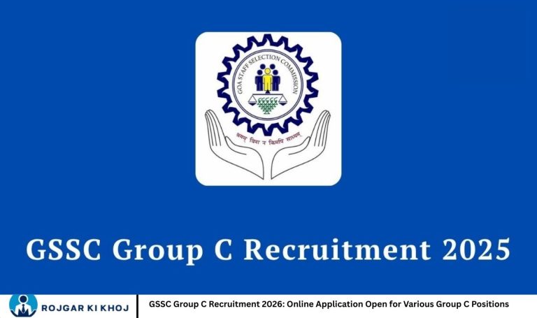 GSSC Group C Recruitment 2026: Online Application Open for Various ...